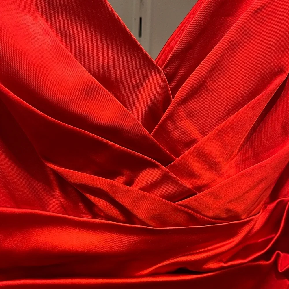 Boston Proper | Dresses | Boston Proper Vibrant Red Dress | Poshmark